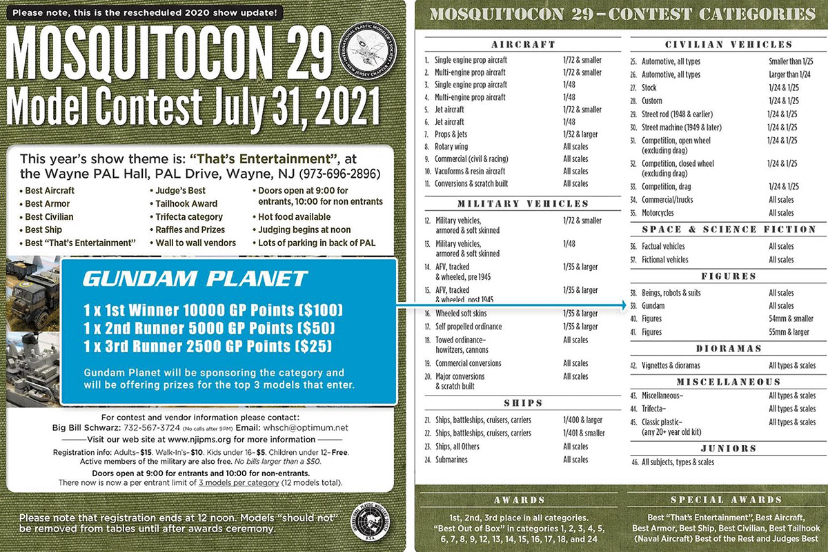 Mosquitocon is back, and we're sponsoring the Gundam category! – Gundam ...