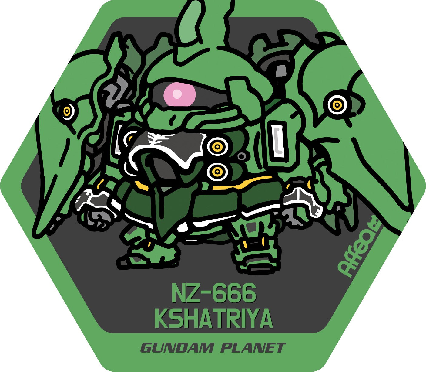 Affea Sticker 11 Kshatriya – Gundam Planet