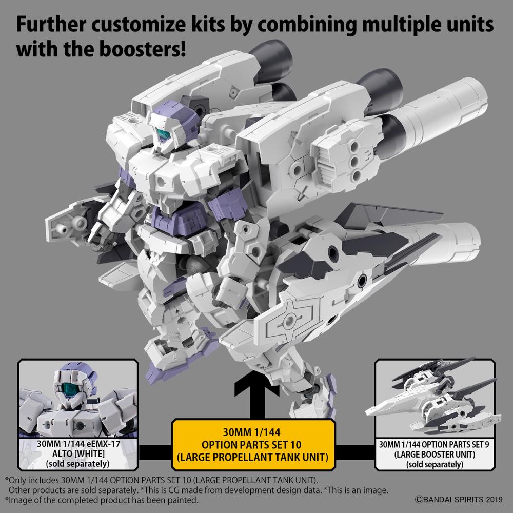 30MM W-21 Option Parts Set 10 (Large Propellant Tank Unit) – GUNDAM PLANET
