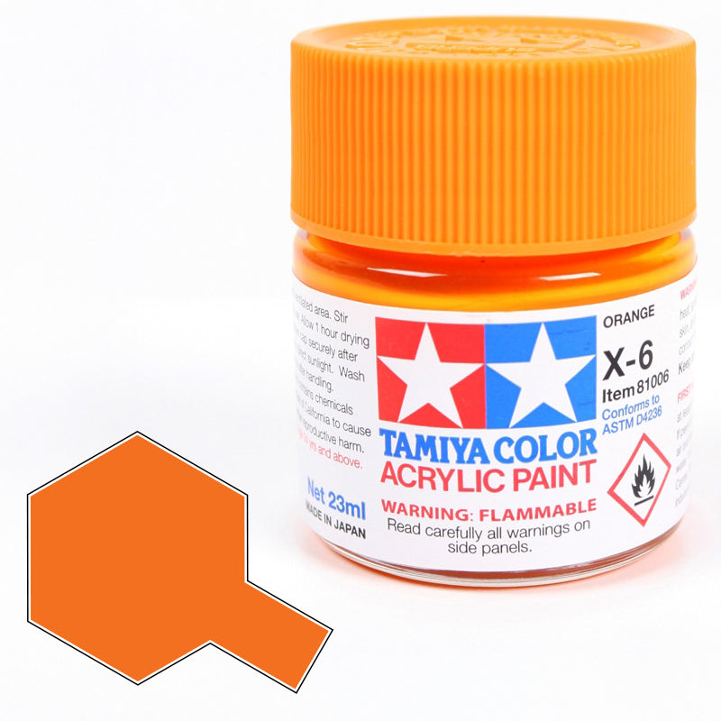 X-6 Tamiya Orange – Gundam Planet